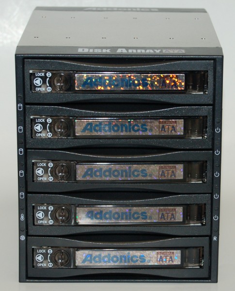 Addonics Disk Array 5SA RAID Cage Review