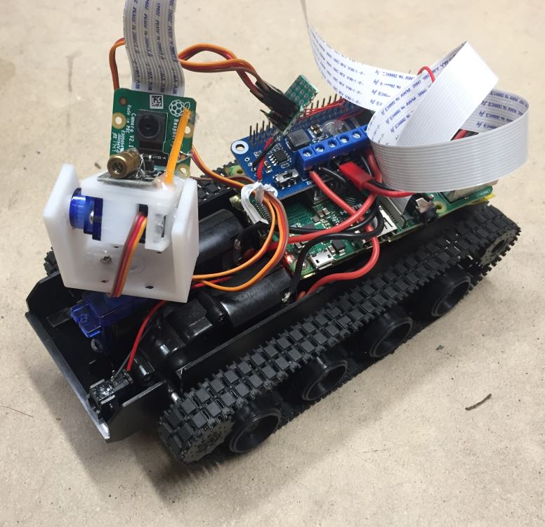 Tiny Tank FPV Video Robot